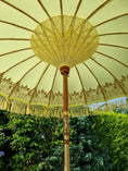 'The Lila' Lemon Yellow Bali Garden Parasol Sun Umbrella – sundownparasol